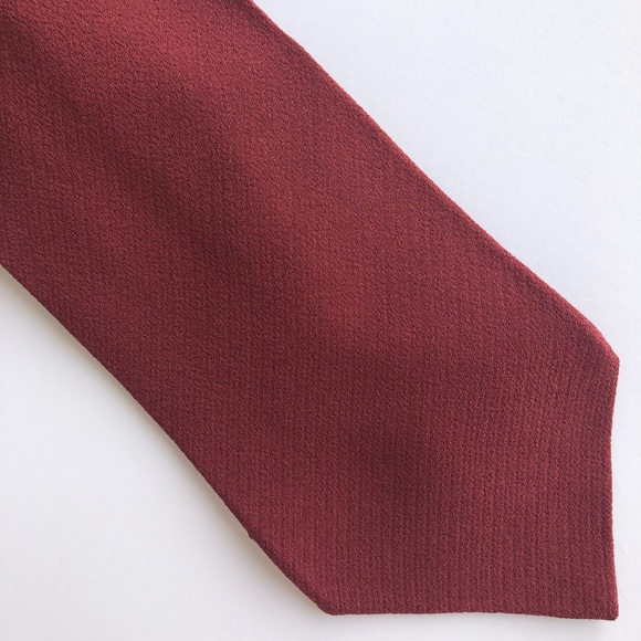 Giorgio Armani | Accessories | Giorgio Armani Cravatte Vintage Maroon Necktie | Poshmark